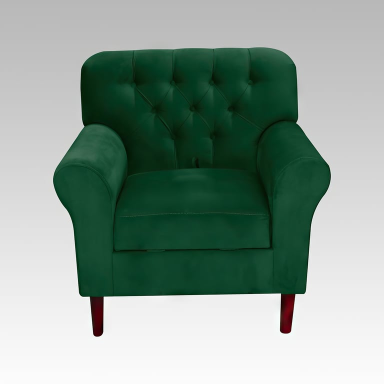 Sillón Baúl 1 Cuerpo Estilo Capitoné Recife - Verde | Sodimac - Falabella