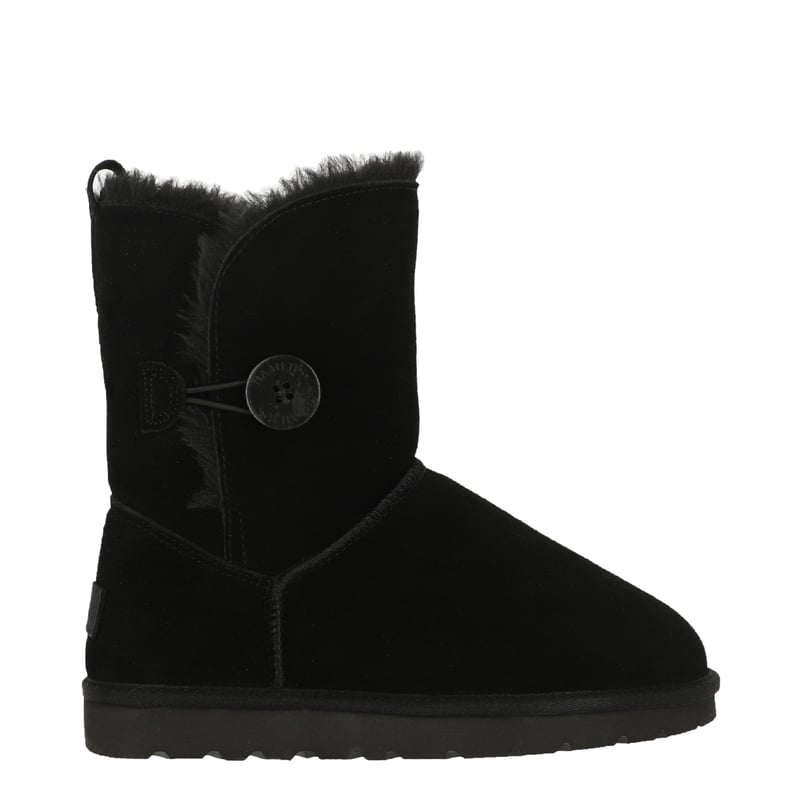 BAMERS Bota Bamers Blast Button Leather Mujer Negro | falabella.com