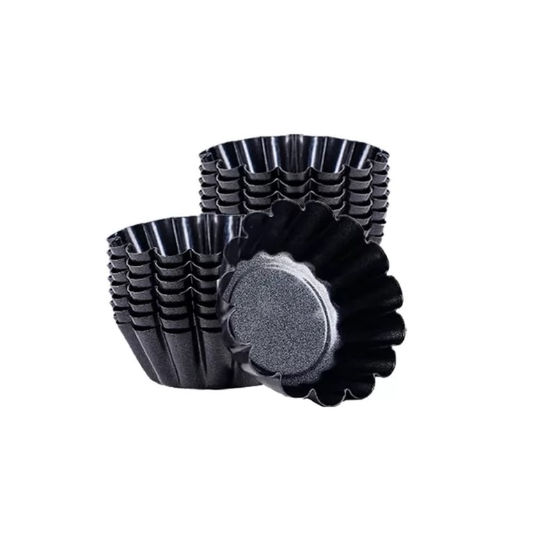 Pasteleria Pack 12 Molde Mini Tartaleta molde Tarta Moldes Para ...