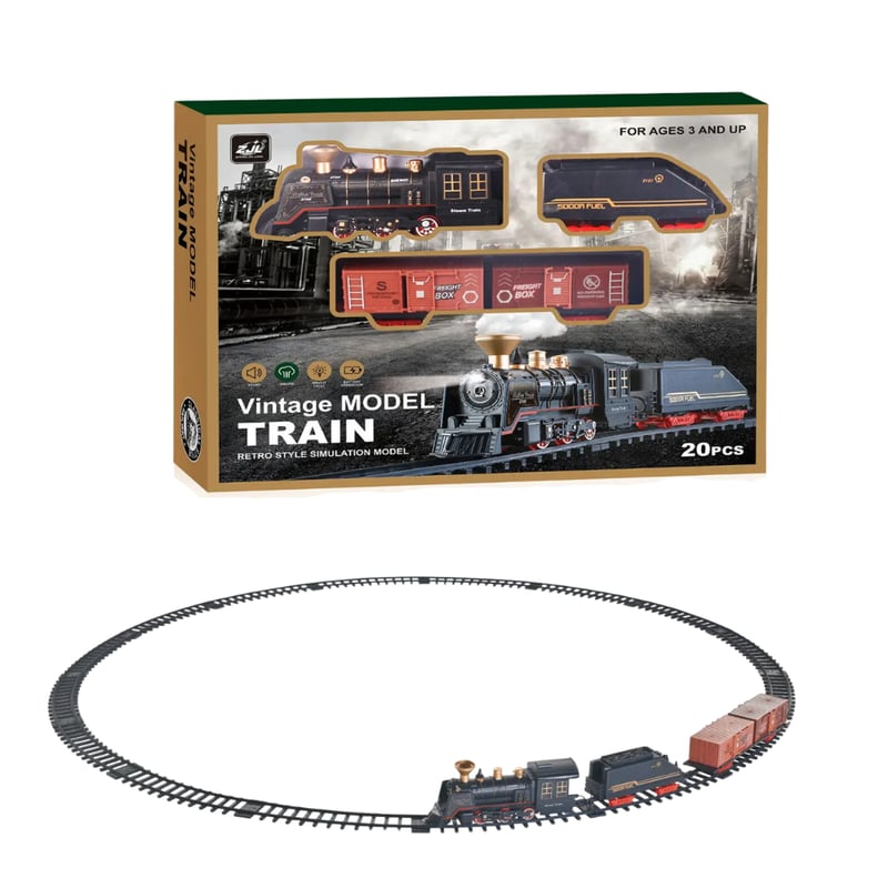 Tren Clásico Realista con Vapor Luces y Sonidos 126cm | Sodimac - Falabella