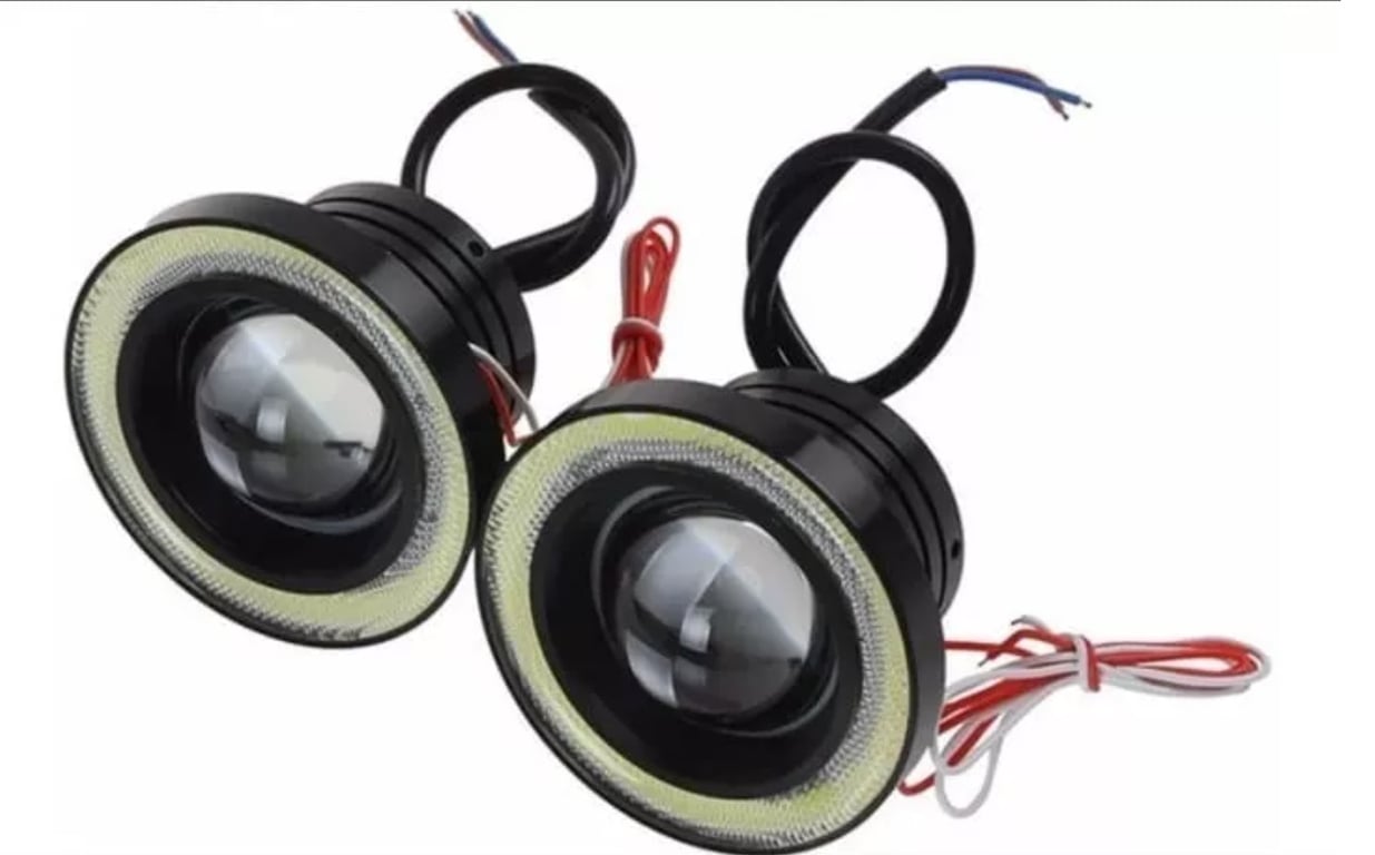 Par Focos Neblineros Led Ojos De Ángel 89mm Blanco Blanco | Sodimac ...