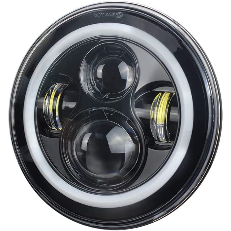 GENERICO Foco De 7 Pulgadas Auto Camioneta Furgón Camión angel eyes ...