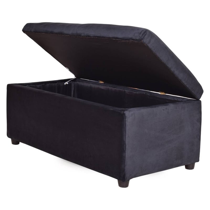 MASEL Banqueta baul felpa 100 x 50 x 45 | falabella.com