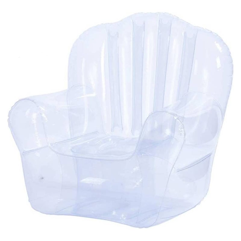GENERICO Sillon sofa tumbona inflable transparente | falabella.com