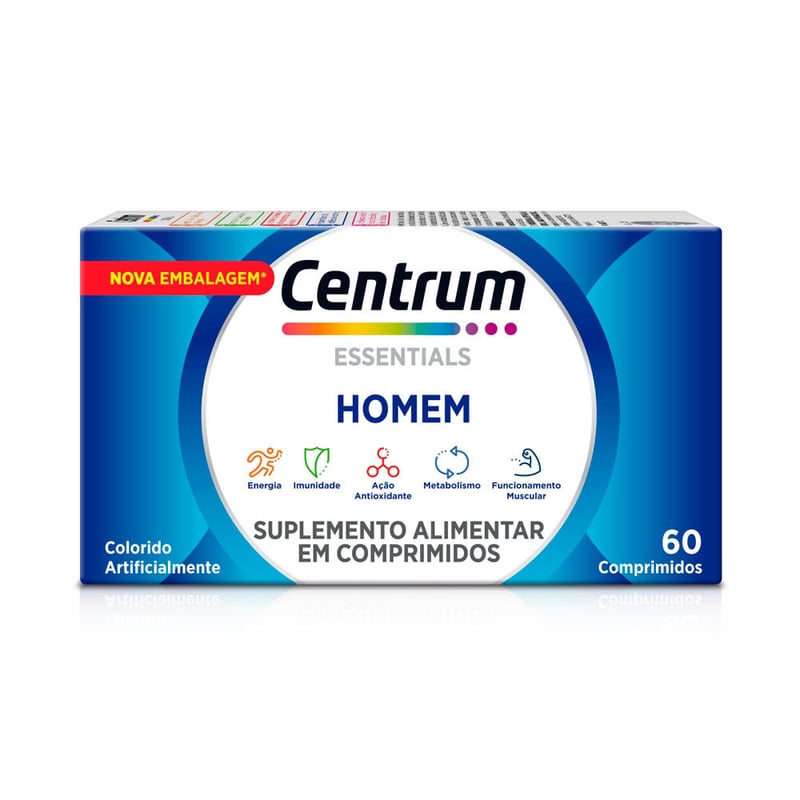 CENTRUM Centrum Hombre 60 Comp Recubiertos Multivitaminico | falabella.com