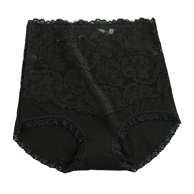 EVERSO Calzon Mujer Alto Levanta Glúteos Algodón Con Encaje ...