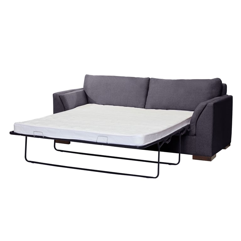 Sofá Cama Milan 2 Plazas Lino Gris Oscuro | Sodimac - Falabella