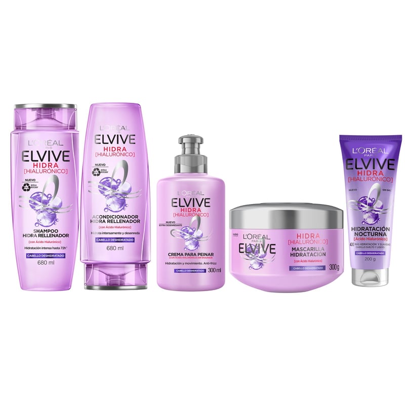 ELVIVE Pack Elvive Hidra Hialuronico 5 Pasos | falabella.com