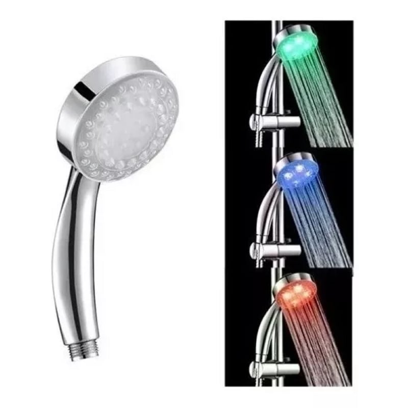 GENERICO Mango Ducha Led Multicolor Con Luz a Temperatura decoracion ...