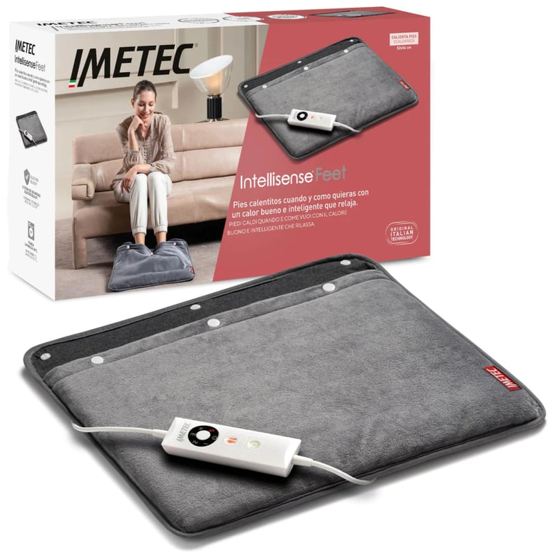 IMETEC Calientapies Calefactor 52x54cm 110W 5Temp Gris Imetec ...