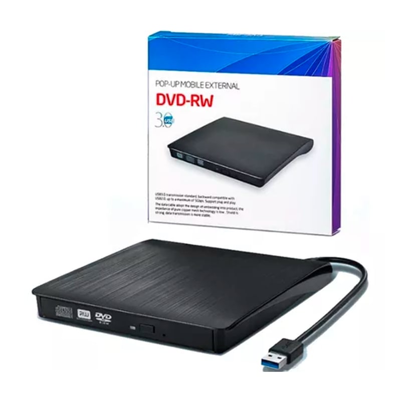 GENERICO Grabador Externo Dvd CD Lector Usb 3.0 | falabella.com