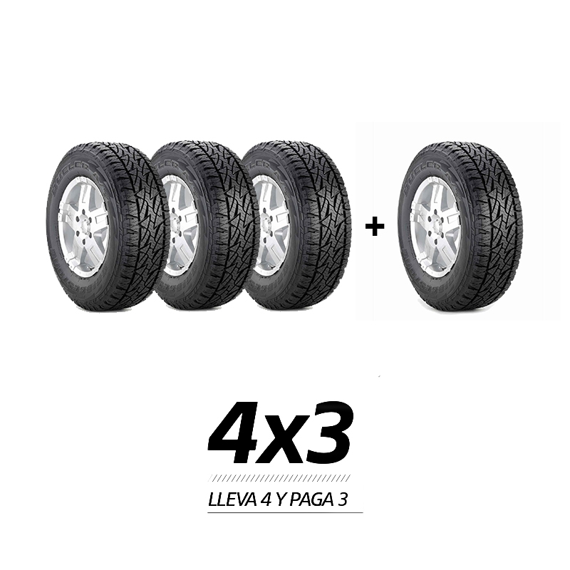 BRIDGESTONE SET 4 BRIDGESTONE 215/65R16 DUELER A/T REVO2 96T | falabella.com