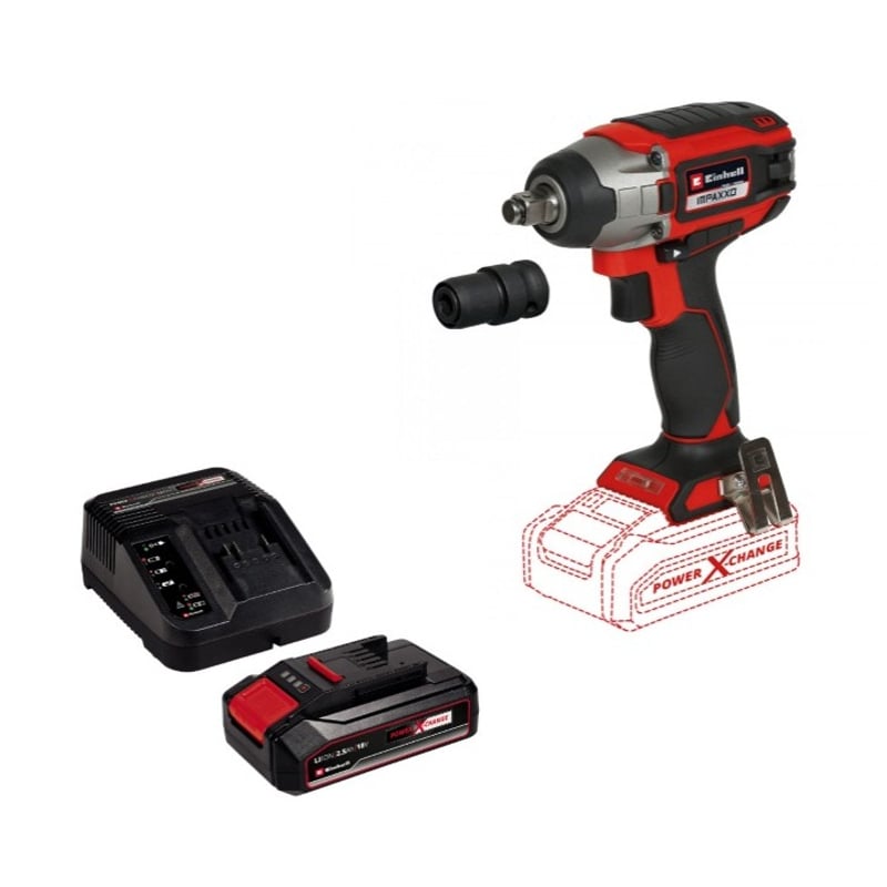 EINHELL Llave de Impacto Inalambrica IMPAXXO 18230 con bateria y ...