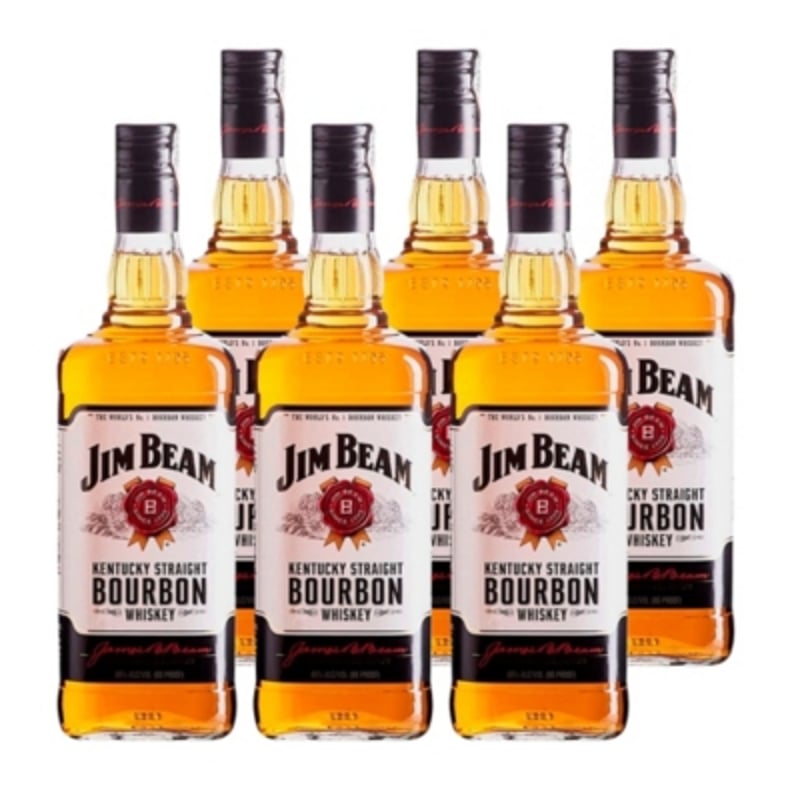 JIM BEAM CAJA X 6 JIM BEAN WHITE 40º alc. 750 ML | falabella.com