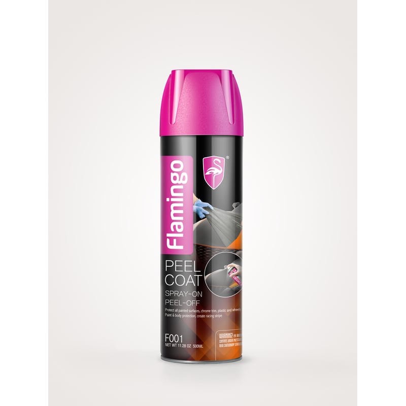 FLAMINGOS Pintura Spray Removible Negro Mate 500ml Flamingochile ...