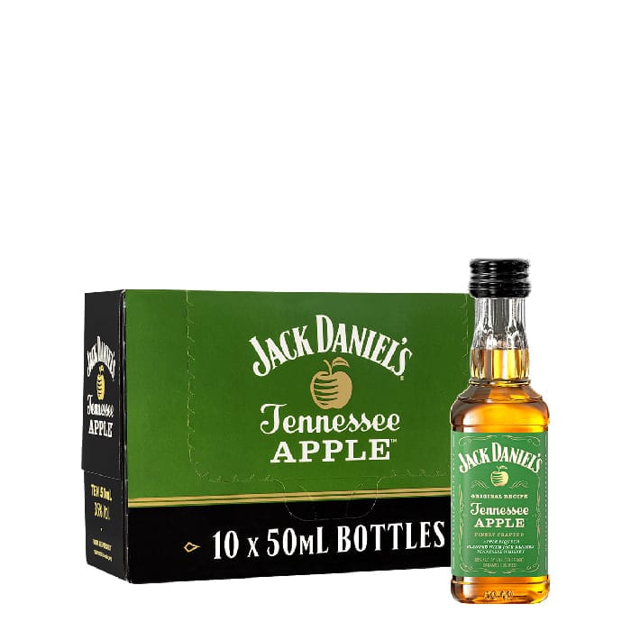 JACK DANIELS Pack 10 Miniaturas Jack Daniels Apple 50 ml | falabella.com