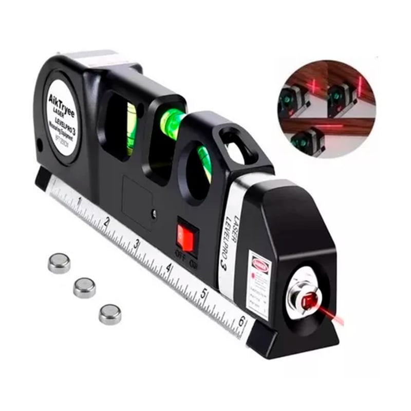 Cinta Métrica Regla Nivel Láser Horizontal Level Pro 3 Modos | Sodimac ...