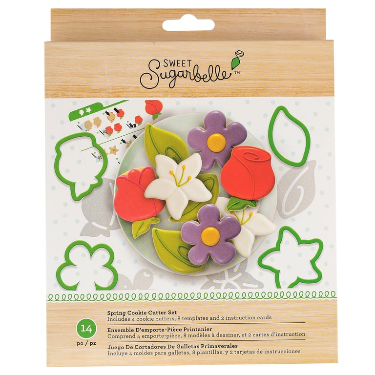 SUGARBELLE CORTADORES DE GALLETA TEMA FLORES SUGARBELLE | falabella.com