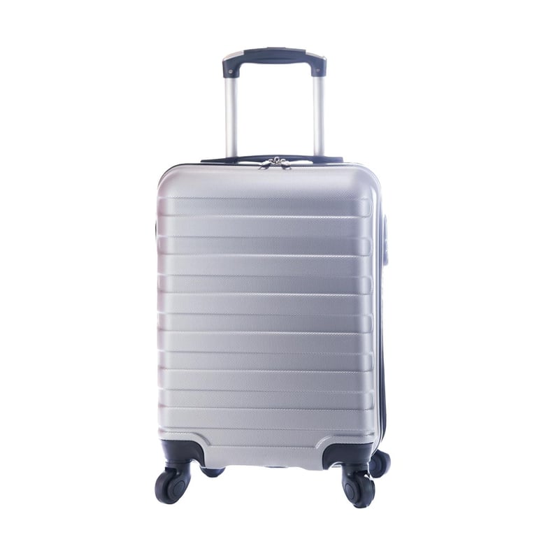 GENERICO Maleta de Viaje con Lineas Capacidad 10 Kilos 360° - Gris ...