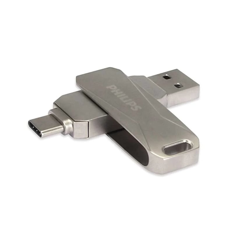 PHILIPS Pendrive Philips 32 GB 2 en 1 Usb Tipo C 3.0 Snap Gris ...