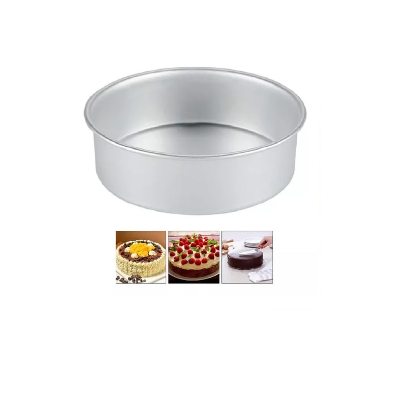 GENERICO Molde Torta Moldes De Torta Molde Queque Molde Aluminio 22cm ...