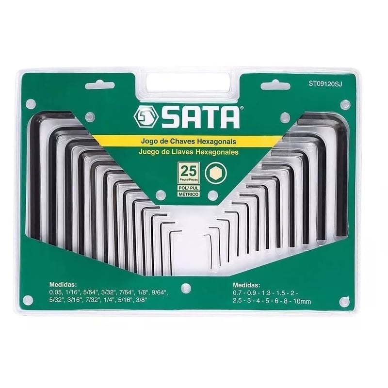 SATA Set Llaves Allen En Milimetros Y Pulgadas Marca Sata | falabella.com