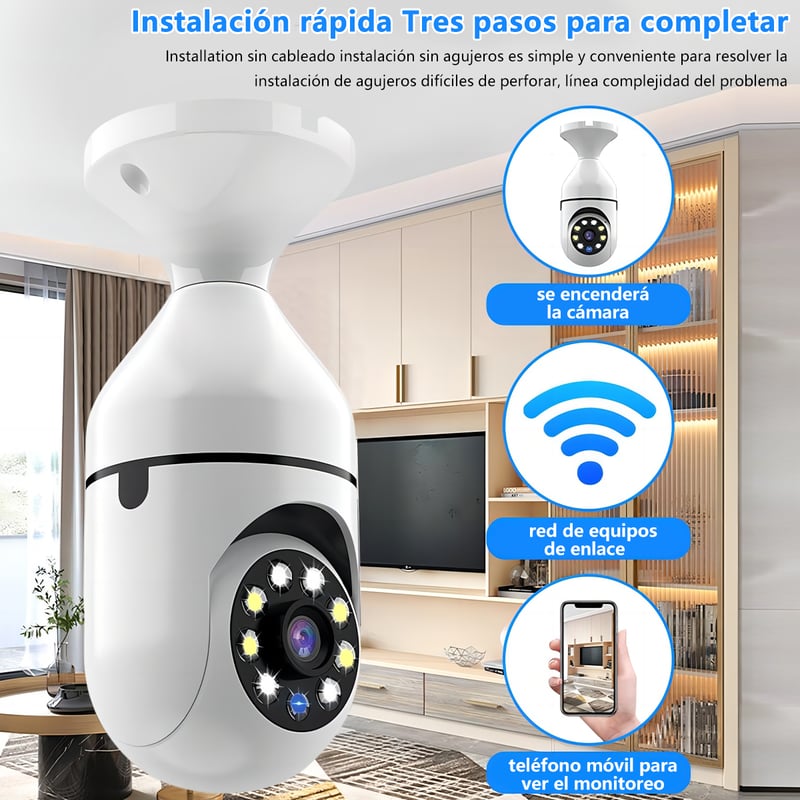 AIZO Cámara Ip Seguridad Wifi Hd Robotizada 5 Antenas | falabella.com