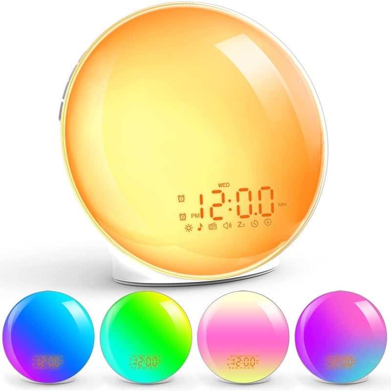 NAUTICA Wake Up Light con reloj despertador con simulador de amanecer ...