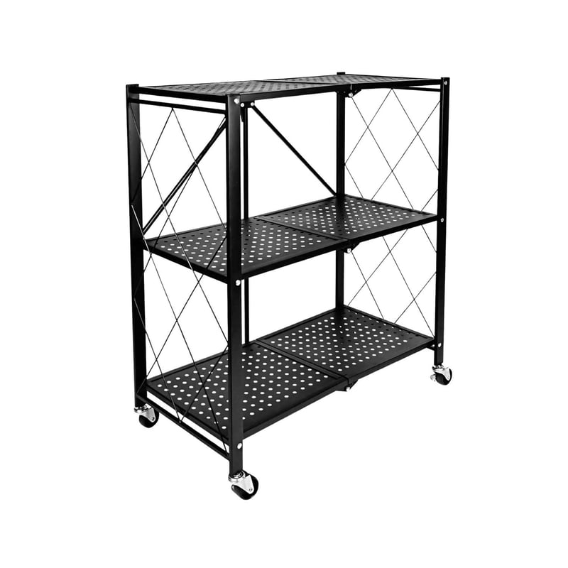 LUMAX Estante Plegable Organizador 3 Niveles Con Ruedas | falabella.com
