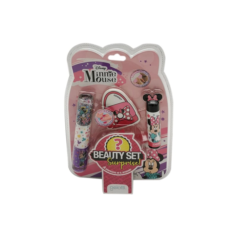 JAZWARES MINNIE MOUSE - SET MAQUILLAJE - 6 SORPRESAS - ESMALTES Y ...