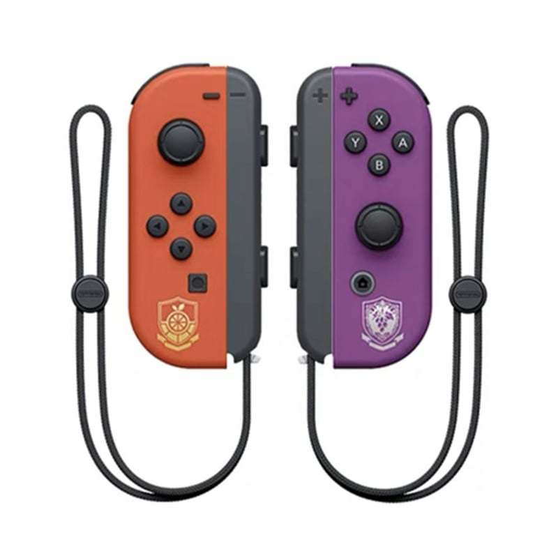 Mandos para nintendo switch joycon l y r inalámbrico Red and purple ...