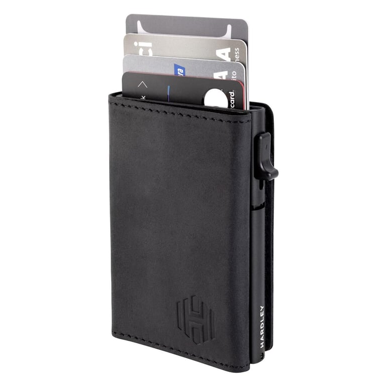 HARDLEY Billetera Hombre De Cuero Hardley Tarjetero Rfid | falabella.com