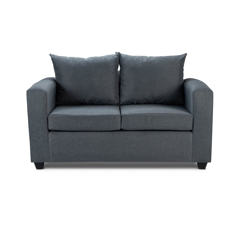 GENERICO Sofa 2 Cuerpos Niza Tela Gris Oscuro | falabella.com