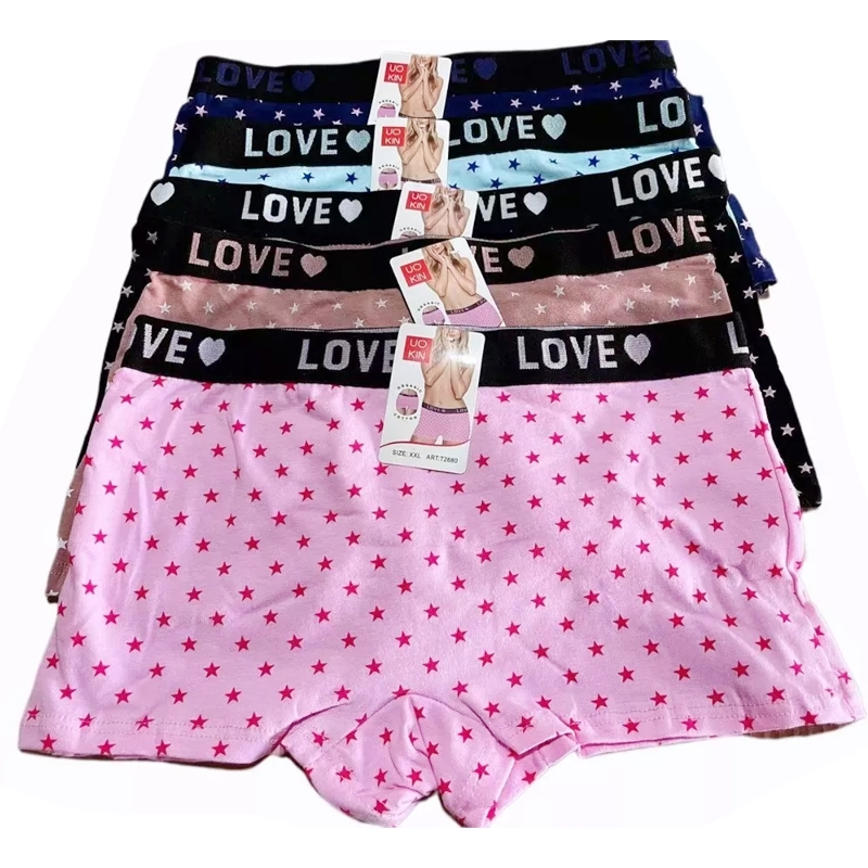 EVERSO Pack 6 Calzones Pantaletas Algodón De Mujer Lola Cintura Grueso ...