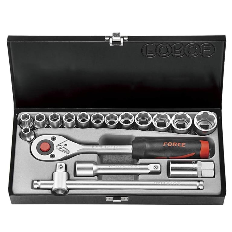 FORCE Juego de Dados Hexagonales 1/2" 8 a 26mm 4173-5 Force | falabella.com