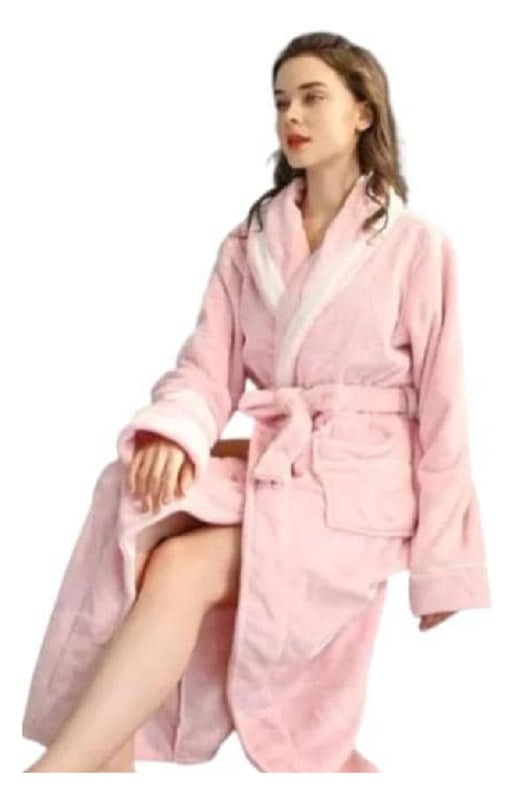 GENERICO Bata De Levantarse Mujer Batas Polar Pijama Invierno Mujer | falabella.com