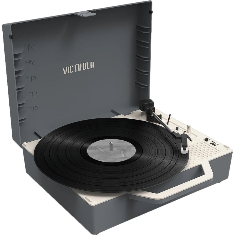 VICTROLA Tocadiscos Re Spin Victrola con Bluetooth Gris mas The Kit ...