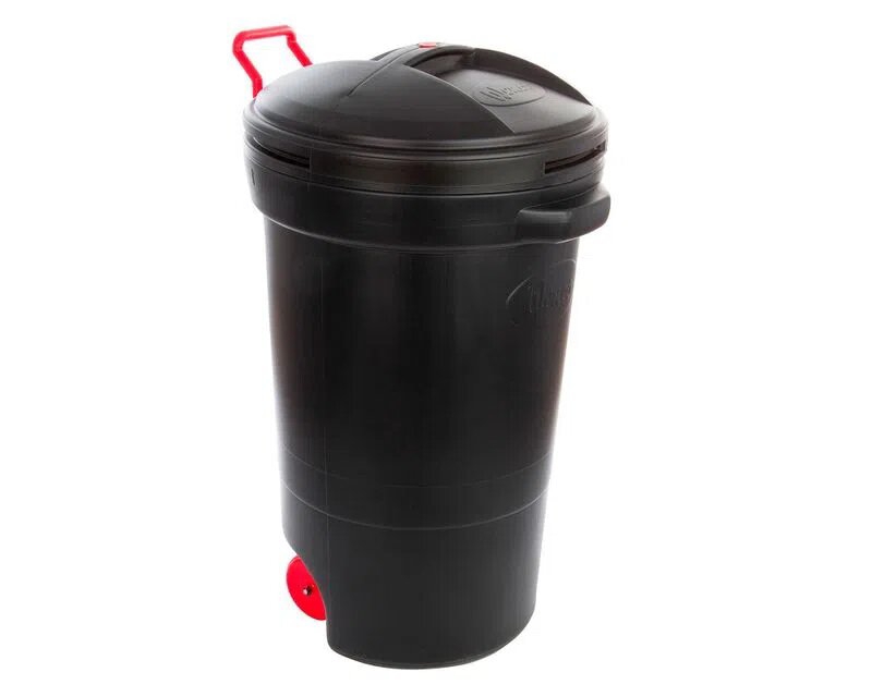 WENCO Basurero industrial 125 litros con ruedas negro Wenco | falabella.com