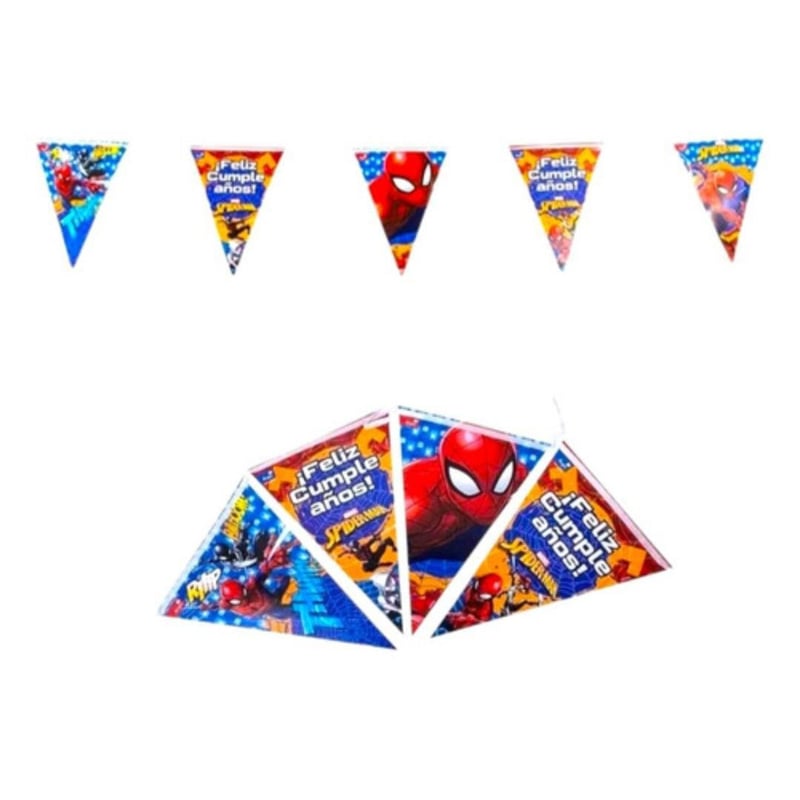 ARGOS Guirnalda Banderines Decorativa Spiderman | falabella.com