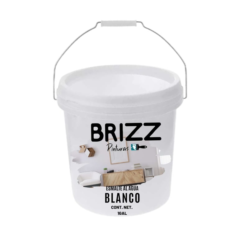 PINTURAS BRIZZ ESMALTE AL AGUA BLANCO GALON | falabella.com
