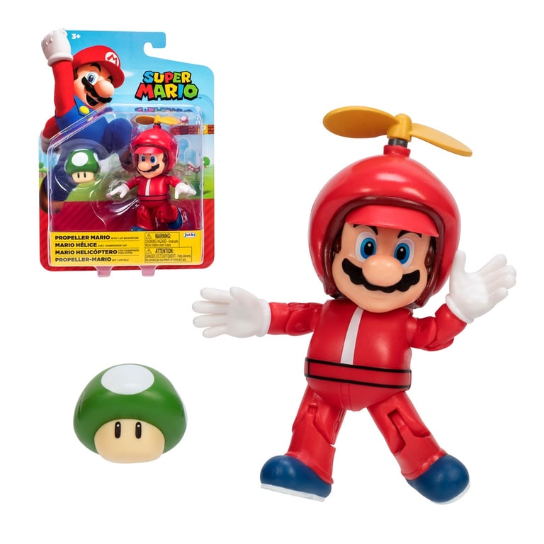 NINTENDO Super Mario Figura 10 Cm Nintendo - Mario Helicoptero ...
