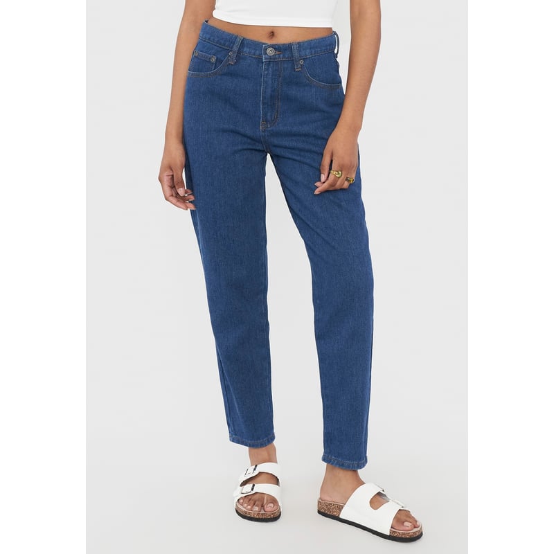 CORONA Jeans Mujer Mom II Azul Oscuro - Corona | falabella.com