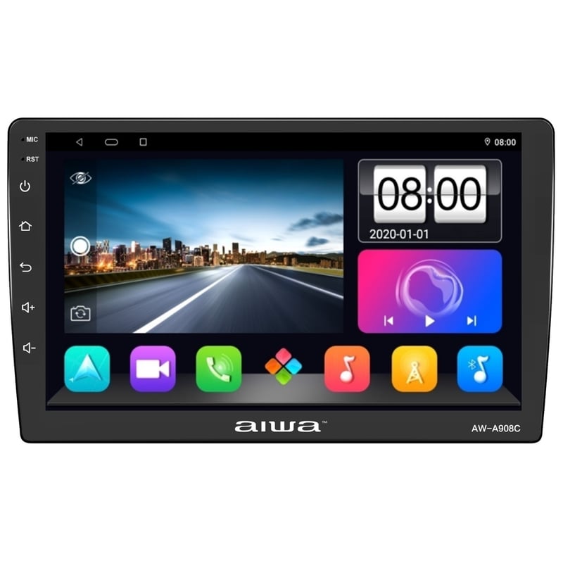 Radio Auto Android 2 Din Hd 9'' Aiwa 4gb Ram Wifi Aw-a908c | Sodimac ...
