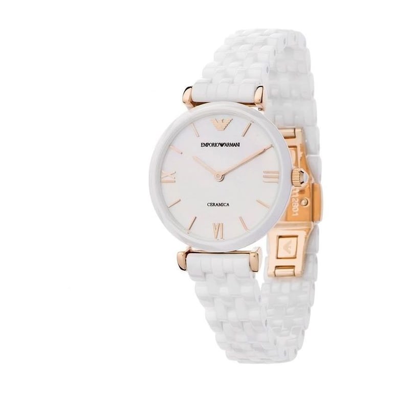 EMPORIO ARMANI Reloj Emporio Armani Ceramica Ar1486 Blanco | falabella.com