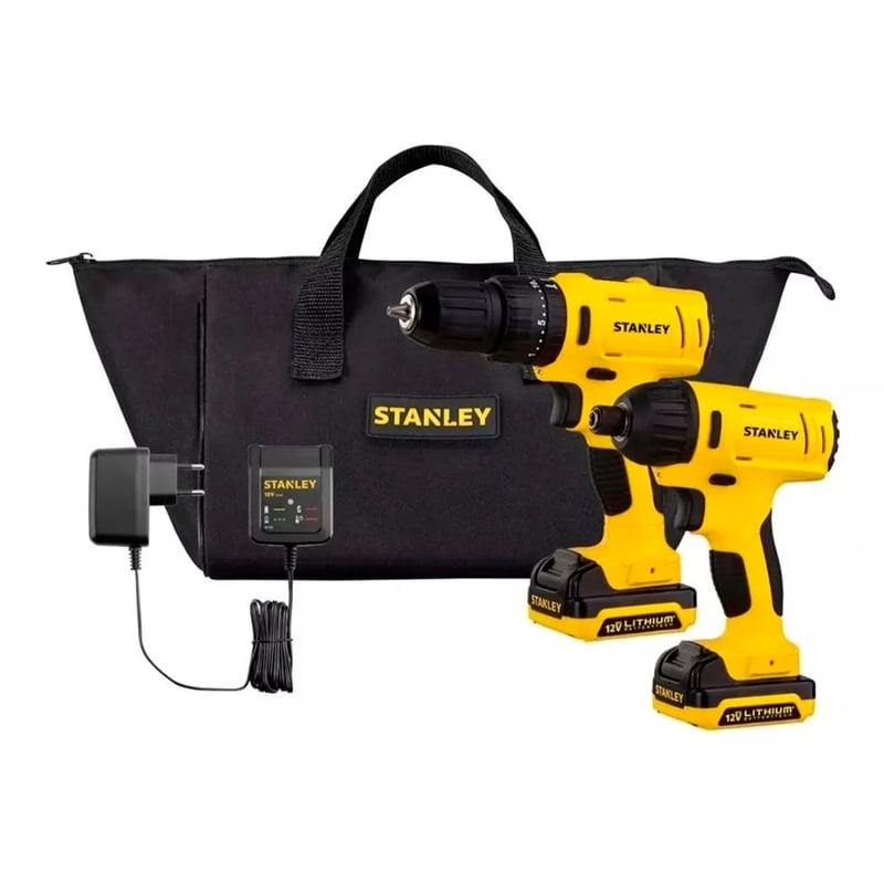 STANLEY Taladro Percutor Atornillador de Impacto 12v Carg Stanley ...