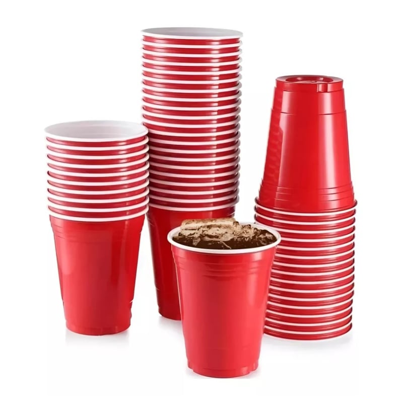 50 Vasos Plásticos Vaso Desechable Grande Bicolor 16oz 473ml | Sodimac ...