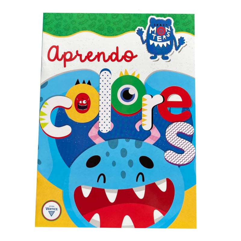 VERTICE Libro - Aprendo colores - Monstruos | falabella.com