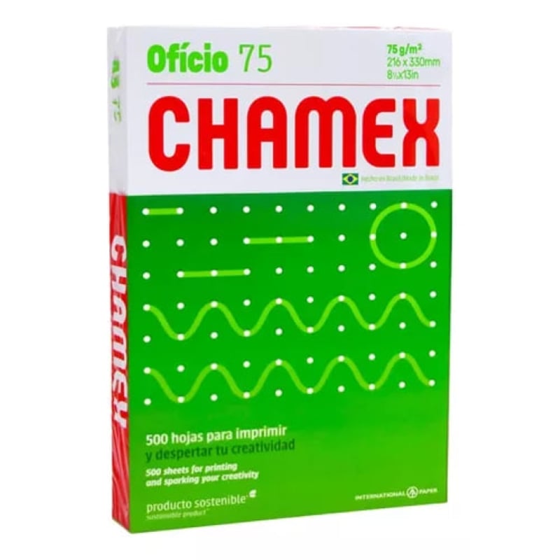 CHAMEX Resma Oficio 75 G/m2 X 500 Hojas | falabella.com