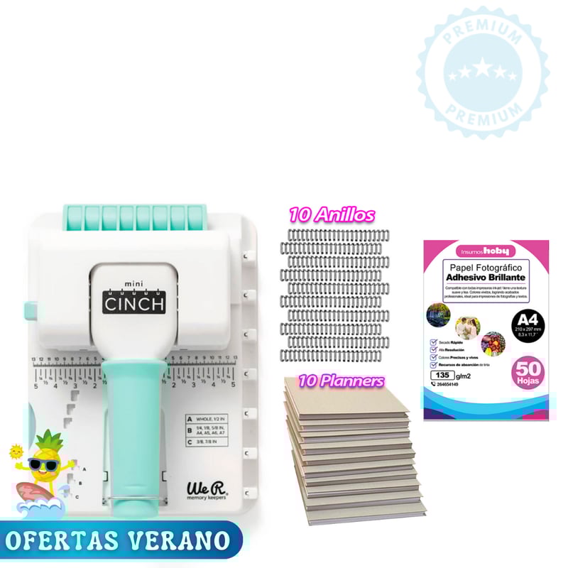 AMERICAN CRAFTS Mini Cinch 10 planner 10 anillos K58 | falabella.com