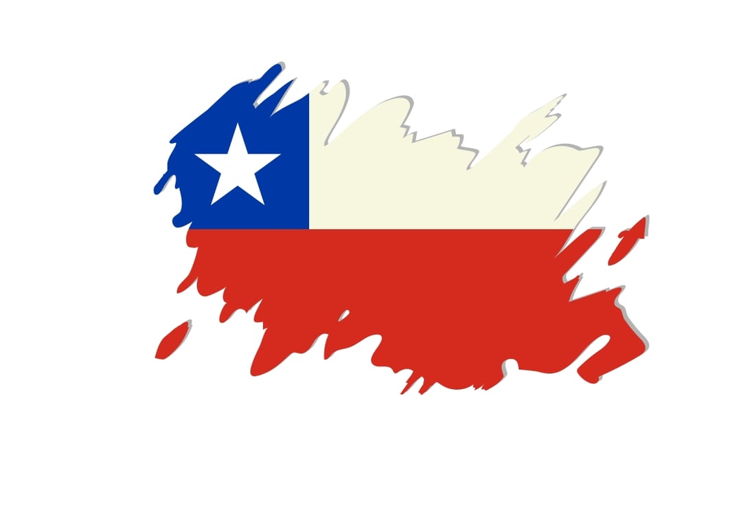 GRAVITY Sticker Bandera Chile Calcomanía Decorativa Vinil Adhesivo ...